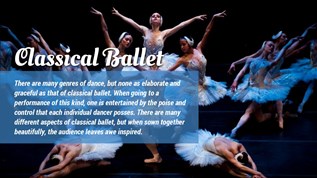Classical Ballet at emaze Presentation