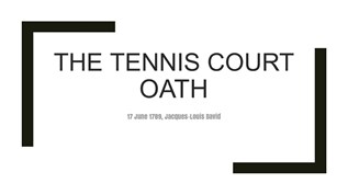 The Tennis Court Oath at emaze Presentation