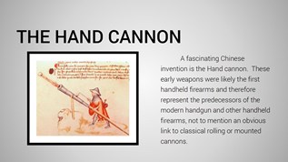 The hand cannon at emaze Presentation