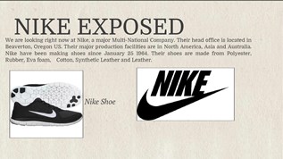 Nike Exposed at emaze Presentation