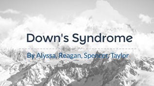 Down's Syndrome at emaze Presentation