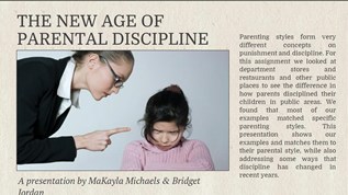 New Age of Parental Discipline at emaze Presentation