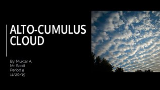 Alto-Cumulus Cloud at emaze Presentation