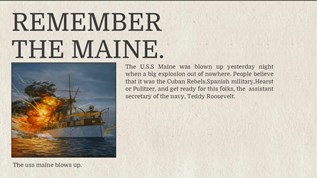 remember the Maine at emaze Presentation