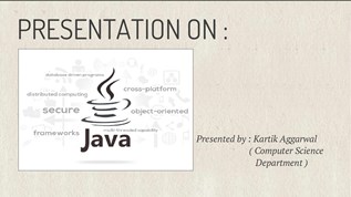 Java project at emaze Presentation
