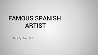 Spanish Artist Gallery at emaze Presentation