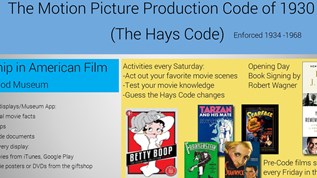 The Hays Code at emaze Presentation