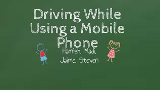 Driving While using a Mobile Phone at emaze Presentation