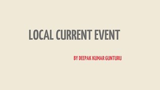LOCAL CURRENT EVENT at emaze Presentation