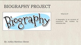 Biography Project at emaze Presentation