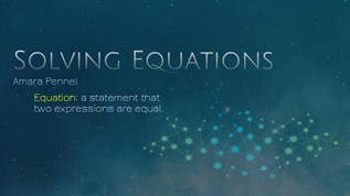 Solving Equations at emaze Presentation