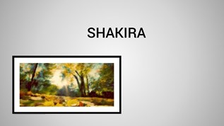 Shakira at emaze Presentation