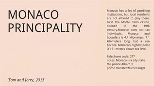 Monaco at emaze Presentation