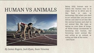 human vs animal at emaze Presentation