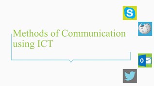 Methods of communication using ICT at emaze Presentation