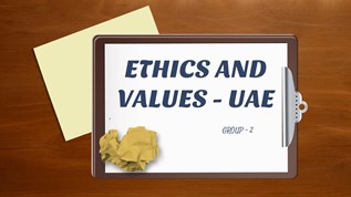 Ethics and Values - UAE at emaze Presentation