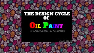 The design cycle of oil paint at emaze Presentation