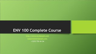 ENV 100 Complete Course at emaze Presentation