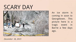 Ice Storm at emaze Presentation