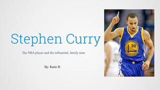 Stephen Curry at emaze Presentation