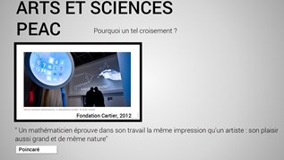 ARTS et sciences at emaze Presentation