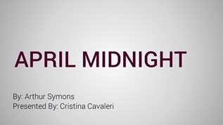 April Midnight at emaze Presentation