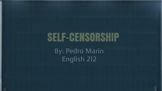 SELF-CENSORSHIP at emaze Presentation