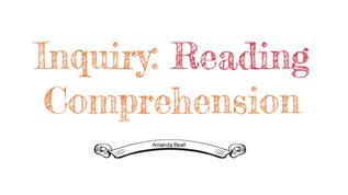 Reading Comprehension Inquiry at emaze Presentation