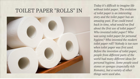 Toilet Paper at emaze Presentation
