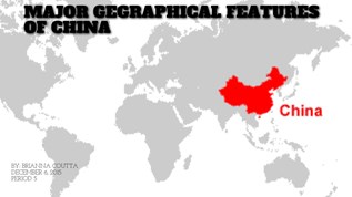 Major Geographical Features Of China at emaze Presentation