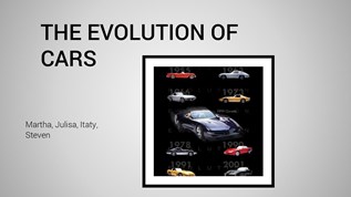 the evolution of cars at emaze Presentation