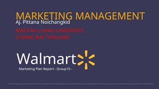 Walmart Analysis at emaze Presentation