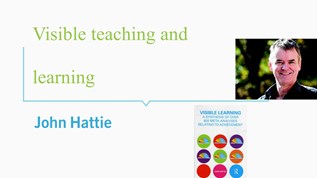 John Hattie - visible teaching and learning copy1 at emaze Presentation