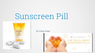 Sunscreen Pill at emaze Presentation
