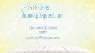 CJA 364 PAPER Peer Educatorcja364paperdotcom at emaze Presentation