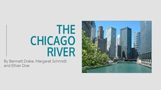 The Chicago River at emaze Presentation