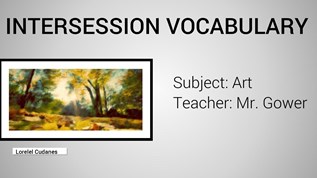 Intersession vocab at emaze Presentation