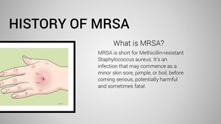 History OF MRSA at emaze Presentation