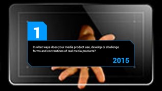 Evaluation Question 1 at emaze Presentation