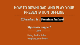 How to Print your presentation at emaze Presentation