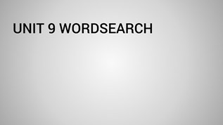 Unit 9 Wordsearch at emaze Presentation