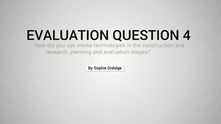 Evaluation Question 4 at emaze Presentation