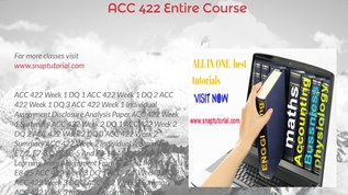 ACC 422 Apprentice tutorssnaptutorial at emaze Presentation