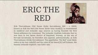 Eric the Red at emaze Presentation