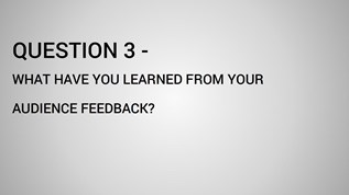 Evaluation - Question 3 at emaze Presentation