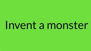 Invent a monster at emaze Presentation