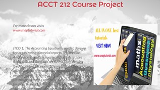 ACCT 212 Apprentice tutorssnaptutorial at emaze Presentation