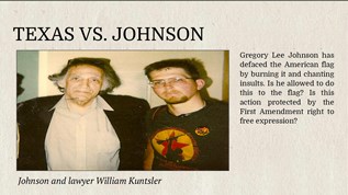 texas vs. johnson at emaze Presentation