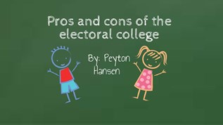 Pros and cons of the electoral college at emaze Presentation