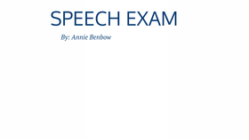 Speech Exam at emaze Presentation